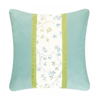 18" x 18" Patch Stripes Pieced Pillow - Bed Bath & Beyond - 35679516
