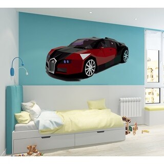 Bugatti Veyron Polygonal Wall Decal, Bugatti Sticker - Bed Bath ...