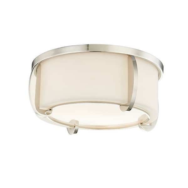 Hudson Valley Lighting Talon 2 Light 13" Wide Flush Mount Drum Ceiling ...