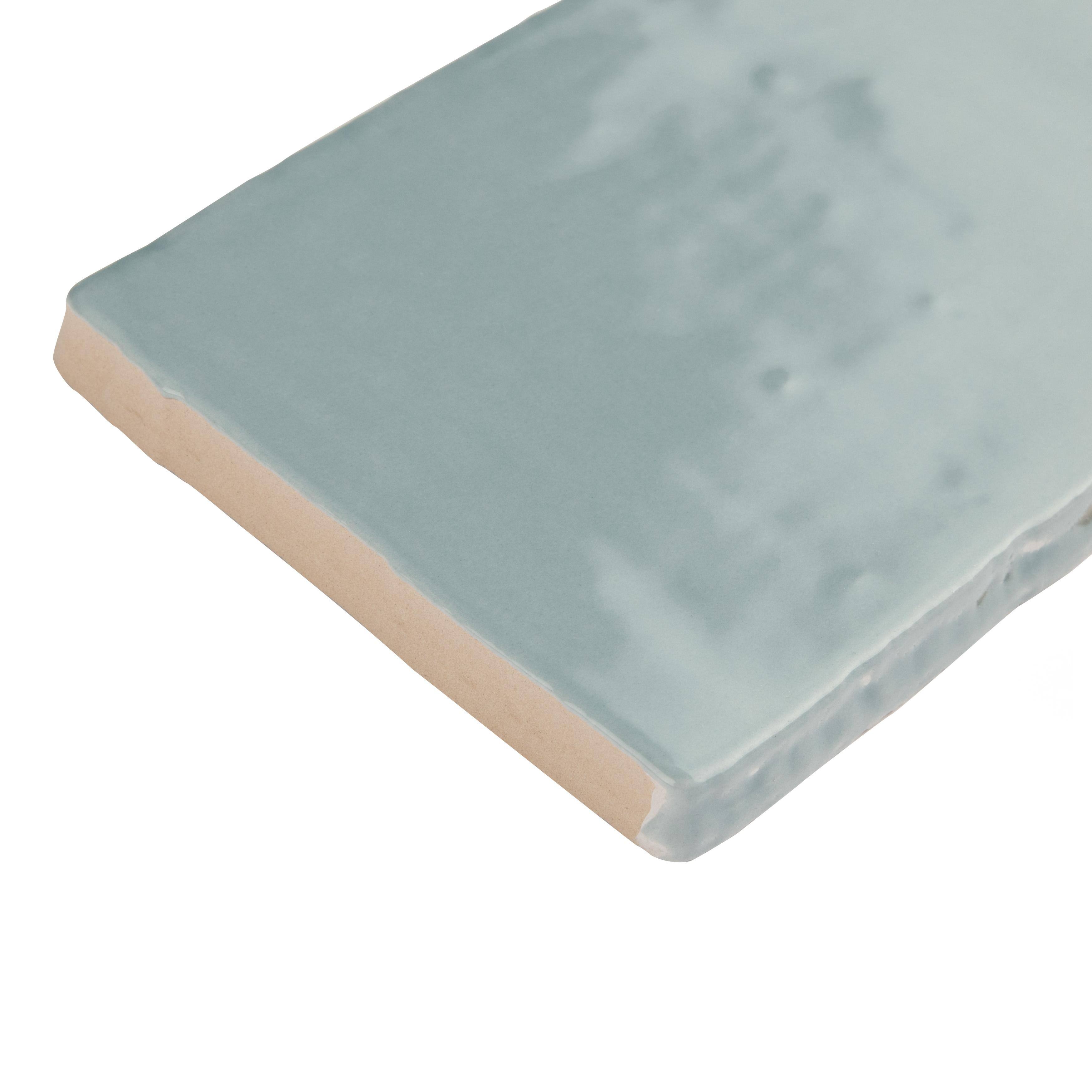 Merola Tile Chester Acqua 3" x 6" Ceramic Wall Subway Tile - Bed Bath ...