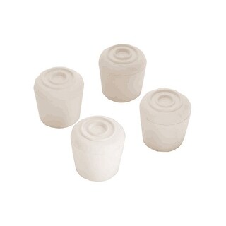 Magic Sliders 94511 Furniture Rubber Leg Tips, 1 1/8", White - Bed Bath ...