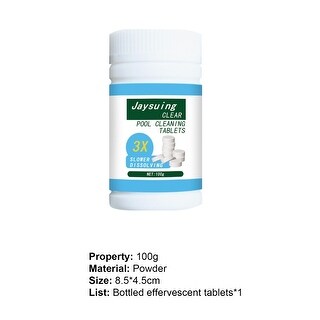 1 Bottle 100G Effervescent Tablet Safe Efficient Powder EcoFriendly ...