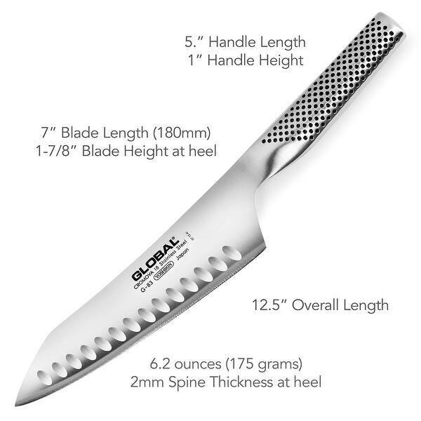 Global Knife Set with Asian Chef's, Prep and Paring Knives - Stainless Steel, 3 Piece - Bed Bath ...