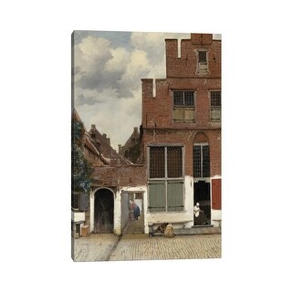 iCanvas "View of Houses in Delft, known as 'The Little Street', c.1658 ...