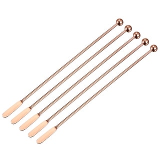 5pcs Stainless Steel Coffee Beverage Stirrer Cocktail Drink Stir Stick ...
