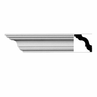 Cornice White Urethane 2 7/8â€ H Merrimac Simple | Renovator's Supply ...