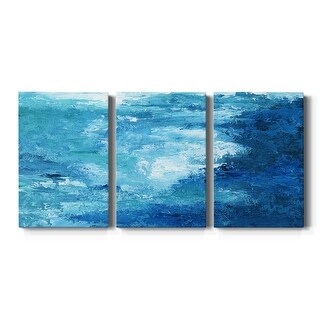 Crashing Waves II- Premium Gallery Wrapped Canvas - Ready to Hang - Bed ...
