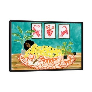 iCanvas "Rest" by Caroline Chessia Framed Canvas Print - Bed Bath ...