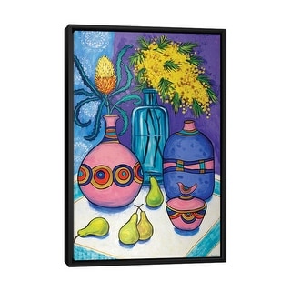 iCanvas "Still Life With Wattle And Banksia" by Irina Redine Framed ...