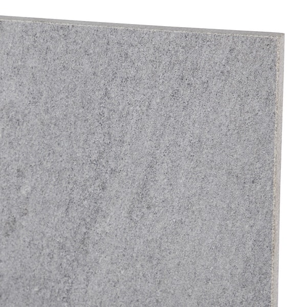 Industry Tile 24x48 Quartzite Gray Matte Porcelain Tile (2 Pieces/Box ...