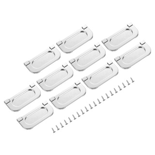 10Pcs Flush Pull Handle, Hidden Recessed Furniture Grip Ring Pull - Bed ...