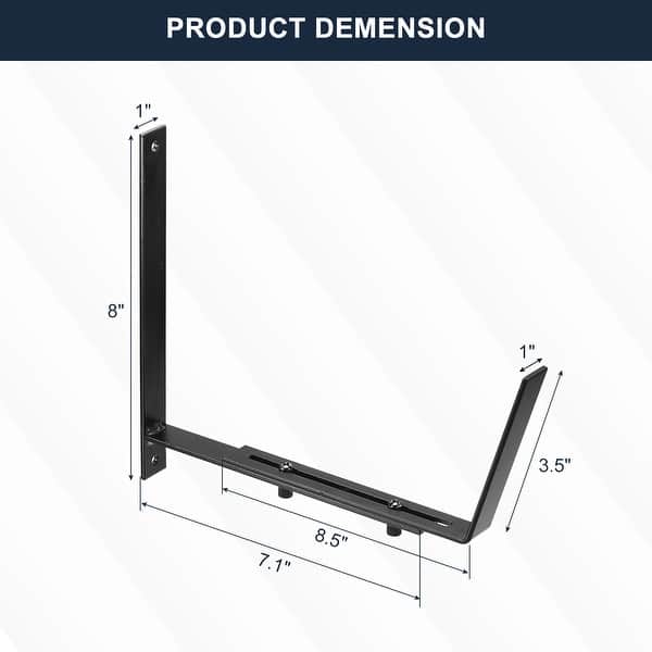 window planter box brackets