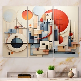 Designart "Constructivism Constructed Horizons XIII" Constructivism ...