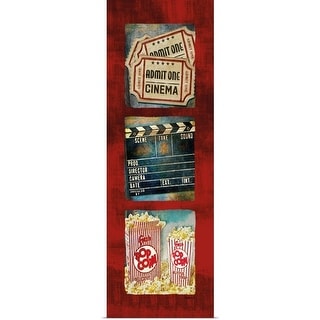 "Admit One Movie Triptych" Poster Print - Multi - Bed Bath & Beyond ...