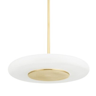 Hudson Valley Lighting Shiloh Pendant Vintage Gold Leaf - Bed Bath ...