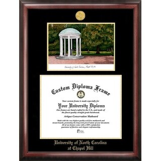 University of North Carolina, Chapel Hill 14w x 11.5h Gold Embossed ...