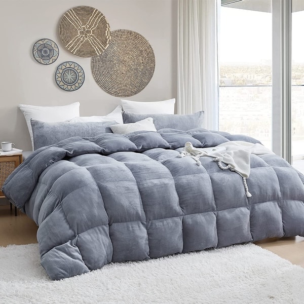 Boi He Thick® - Coma Inducer® Oversized Comforter Set - Silver Gray ...