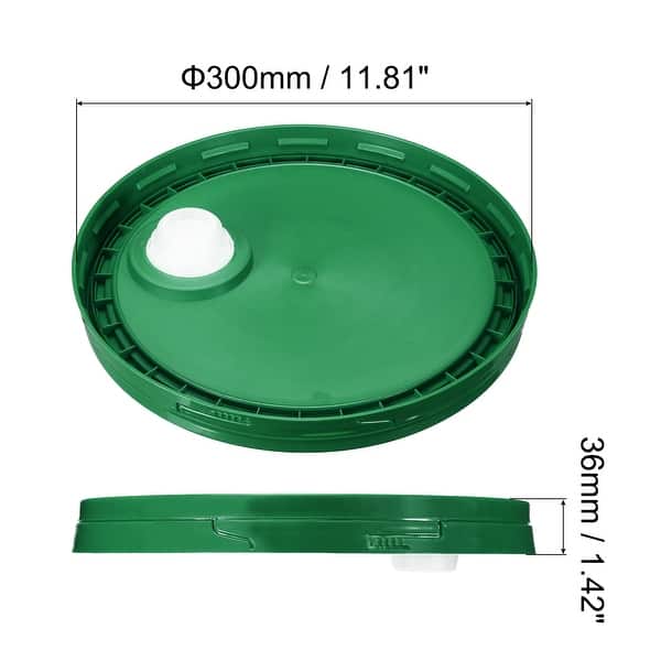 Plastic Paint Pail Lid with Pouring Spout for Bucket Seal Lids 2Pcs ...