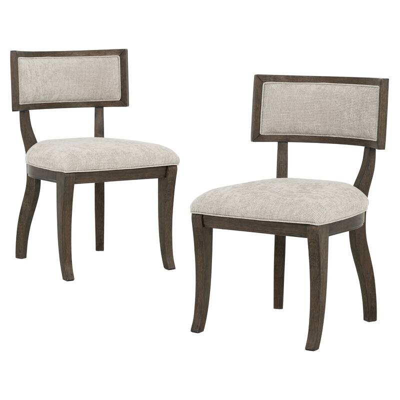 Madison Park Signature Marie Upholstered Split-Back Dining Chairs with ...