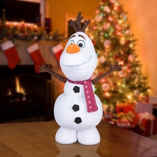 Holiday Greeter-Olaf w/Red Scarf-OPP SM-Disney - Bed Bath & Beyond ...