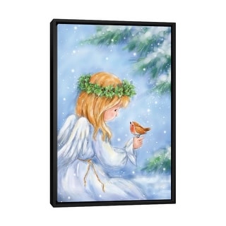 iCanvas "Angel and Robin" by MAKIKO Framed - Bed Bath & Beyond - 37115505