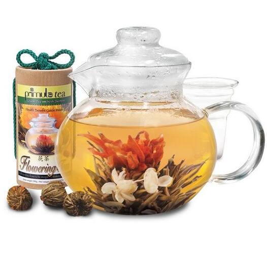 Primula PTA-4002 Clear Flowering Tea Pot Set, 40 Oz. - Bed Bath ...