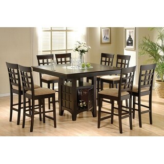 Coaster Furniture Clanton Square Counter Height Dining Set Cappuccino ...