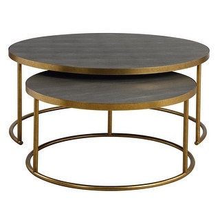 Uttermost Aragon Gray Nesting Coffee Tables Set/2 - Bed Bath & Beyond ...