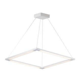 Modern Contemporary LED Pendant Rotator Matte White - Exact Size - Bed ...
