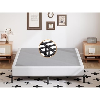 Low Profile 5 Inch Queen Box Spring with Heavy Duty Metal Frame, Easy ...
