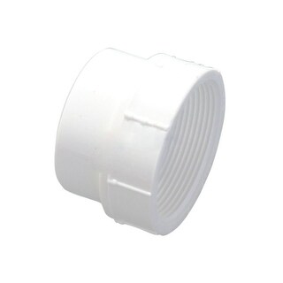 3 in. White Round Sewer Clean Out Adapter - Bed Bath & Beyond - 39110494