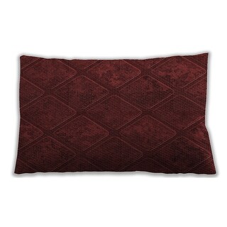 Ahgly Company Patterned Indoor-Outdoor Chilli Pepper Red Lumbar Throw ...