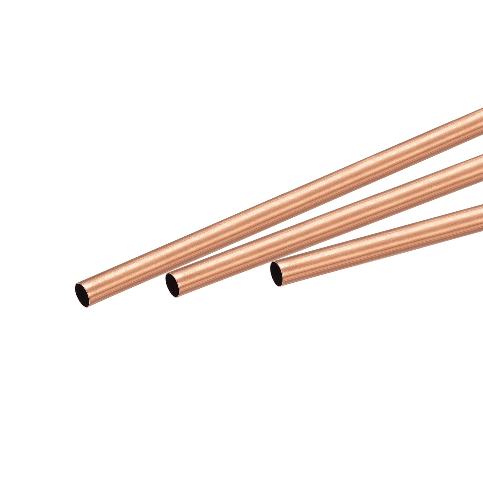 Copper Round Tube 1.5mm Wall Thickness 100mm Length Pipe Tubing 2 Pcs ...