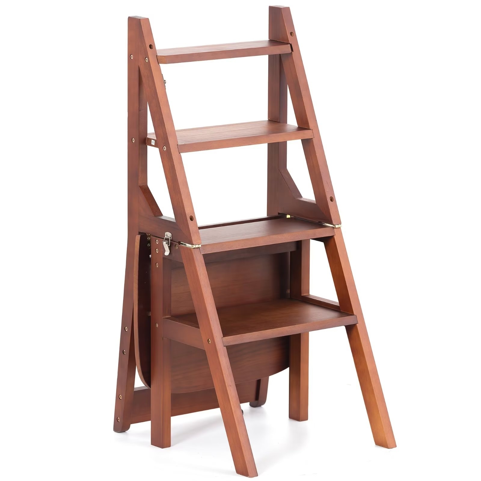 Multifunction Furniture Small Spaces Wooden Ladder Chair Multifunction ...