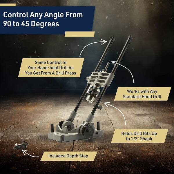 portable drill press guide