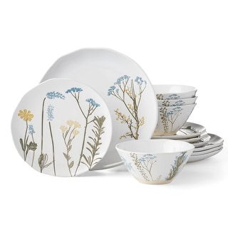 Lenox Wildflowers 12-Piece Dinnerware Set White - Bed Bath & Beyond ...