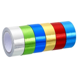 Metallic Washi Tapes 15mm x 5m, 6 Pack Art Tapes Washi Self-Adhesive 6 ...