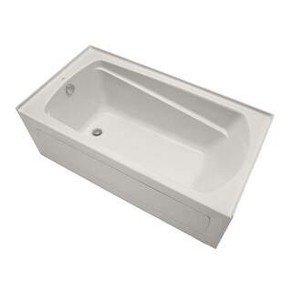Mirabelle MIRBDS6032L 60" X 32" Three-Wall Alcove Soaking Tub with Left ...