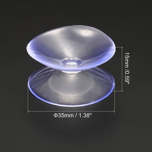 Glass Table Top Spacers Double Sided Suction Cup Wall Hanger - Bed Bath ...