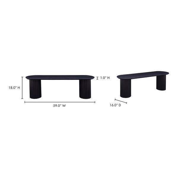Aurelle Home Scandinavian Dining Bench - Bed Bath & Beyond - 37906420