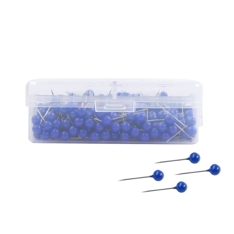 500pcs Round Head Push Pins Thumb Tacks for Home Bulletin Board Crafts ...