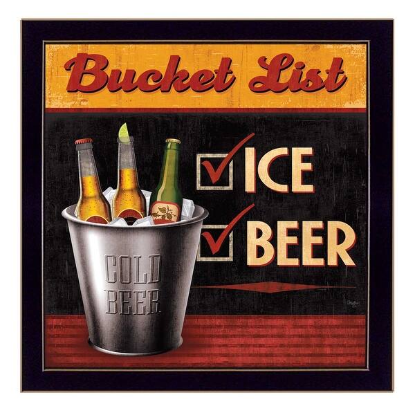 Bucket List Black Framed Print Wall Art - Bed Bath & Beyond - 39736254