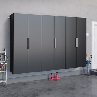 Prepac Elite Storage Cabinet Set - 80" W x 89" H x 16" D - Bed Bath ...