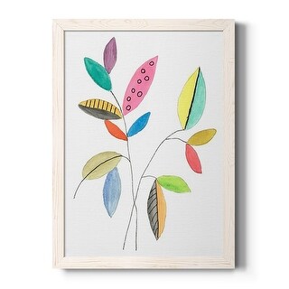 Color Pop Leaves III-Premium Framed Canvas - Ready to Hang - Bed Bath ...