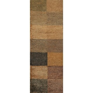 Checkered Modern Runner Rug Handmade Jute Carpet - 2'1"x 6'7" - Bed ...