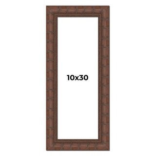 10x30 Frame Pewter Solid Wood Picture Frame Width 1.625 Inches ...