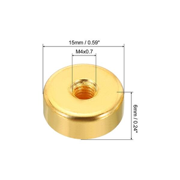 10pcs M4 Cap Nut Acorn Nut Screw Cap Bolt Cover Flat Female ...