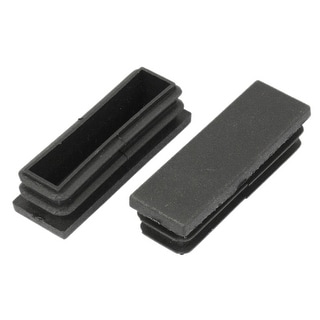 20mm x 60mm Caps Tube Pipe Inserts End Blanking Black 2Pcs - Bed Bath ...