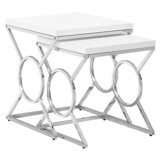 Contemporary Rectangular Nesting Table - Set of 2 - Bed Bath & Beyond ...