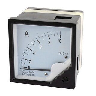 Class 1.5 AC 0-10A Ammeter Current Panel Meter Analogue Analog Black ...